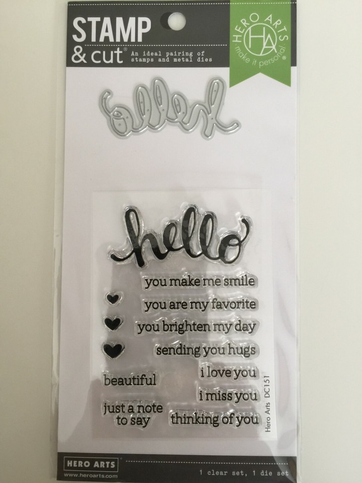 Hero Arts Stamp & Cut YOU CHOOSE! All your Favorite Clear Stamps and ...