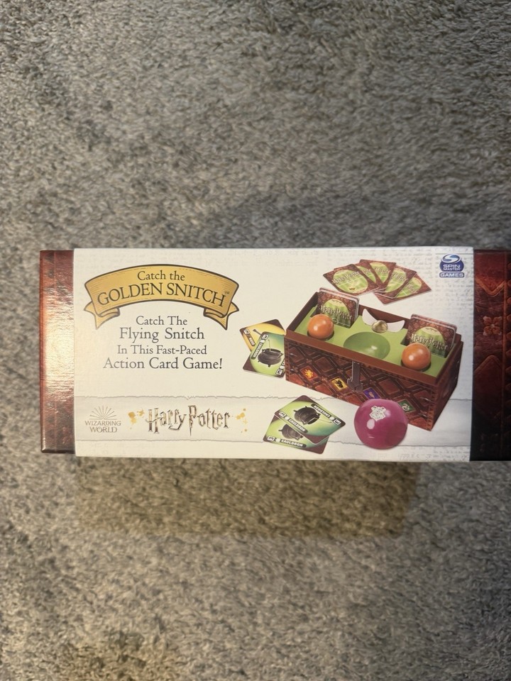 Harry Potter Catch The Golden Snitch Game Complete Open Box, Unopened ...