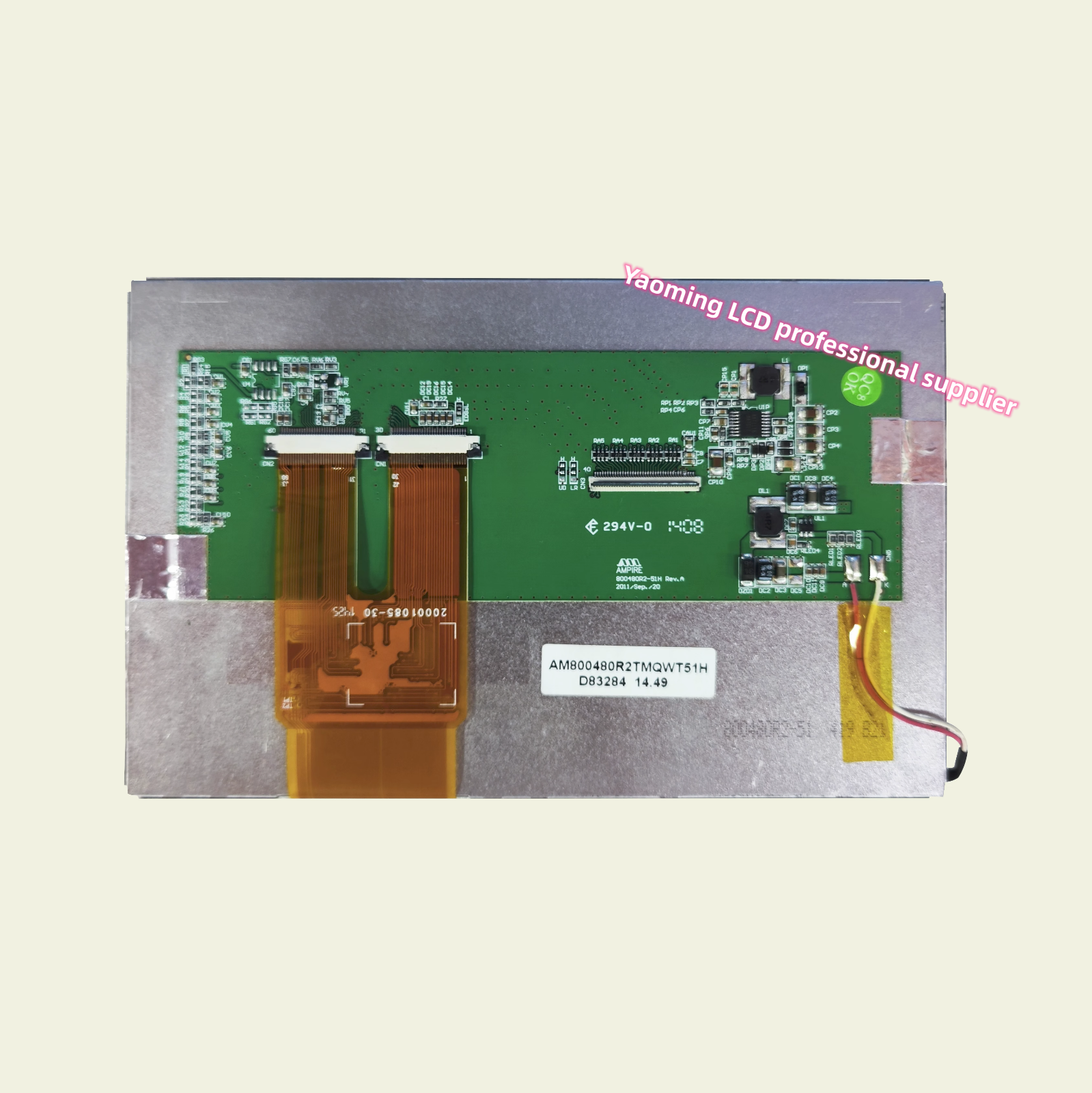 7" inch AM800480R2TMQWT51H LCD Screen Display for AMPIRE 1 Year ...