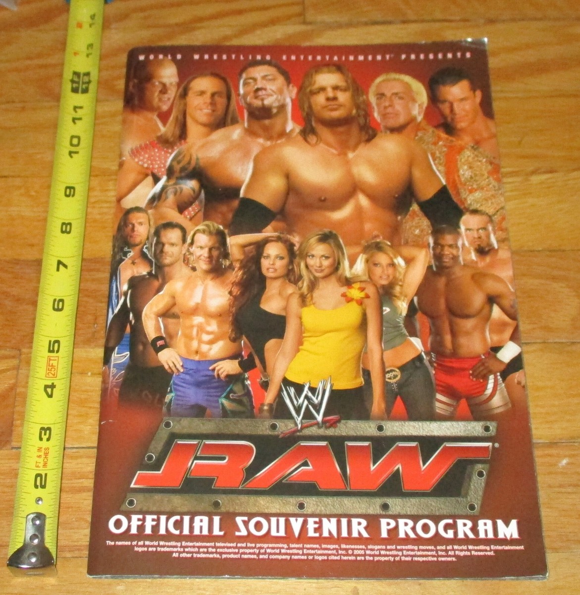 Wwe Raw Logo 2005 NEW WWE RAW HALL OF FAME Hulk Hogan Magazine