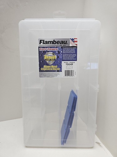 Flambeau 16 Compartments 9 Zerust Dividers Tackle Box - Model 7004R ...