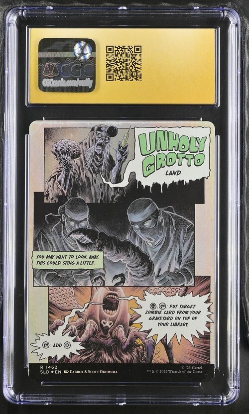 Magic the Gathering Secret Lair Creepshow Foil Unholy Grotto CGC ...