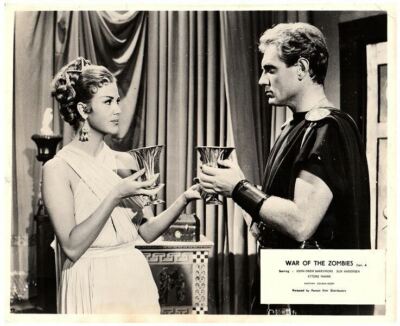 WAR OF THE ZOMBIES LOBBY CARD JOHN DREW BARRYMORE SUSI ANDERSEN IDA ...