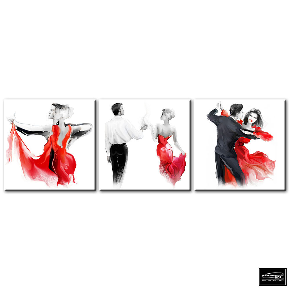 Performing Ballroom Dancing BOX FRAMED CANVAS ART Picture HDR 280gsm | eBay