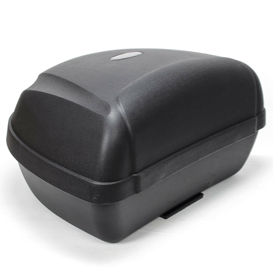56L XXL Universal Motorcycle Top Box 2 Helmets Rear Luggage Storage ...