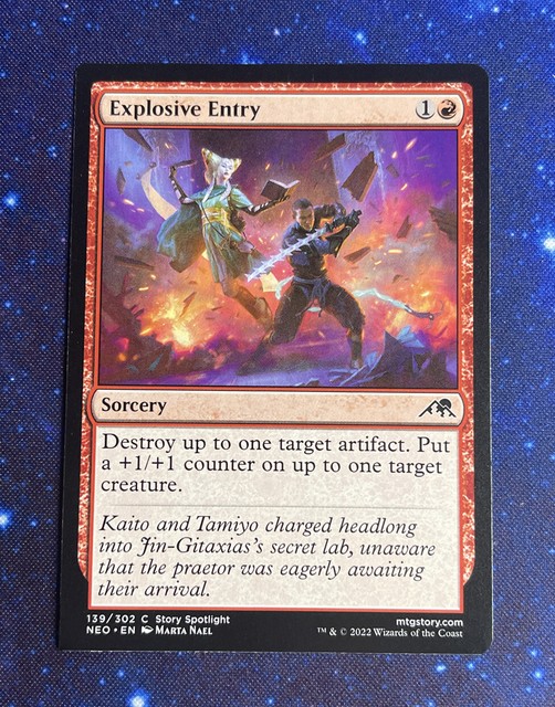 MTG Explosive Entry Kamigawa: Neon Dynasty 139/302 Regular Common for ...