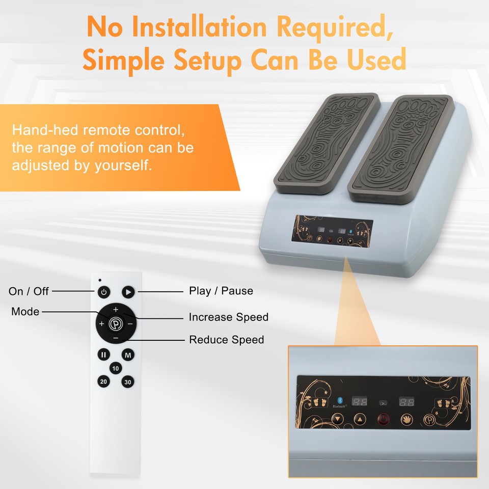 Seated Leg Exerciser for Seniors Electric Walking Machine Foot Pedal ...