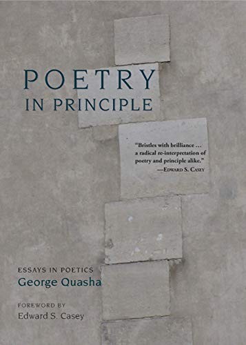 POETRY IN PRINCIPLE: ESSAYS IN POETICS By George Quasha & Edward S ...