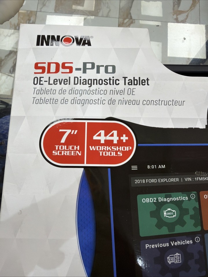 Innova 7111 SDS Smart Diagnostic System OBD2 Tablet Scan Tool Scanner ...