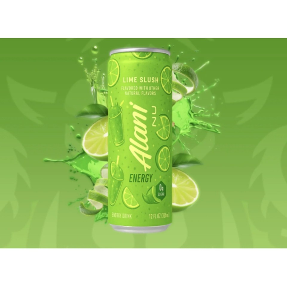 Alani Nu Lime Slush Energy Drink 12 oz NEW Unreleased Flavor (choose ...