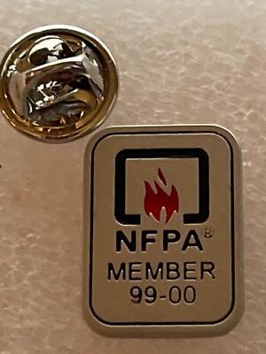 NFPA Member 1999- 2000 National Fire Prevention Association Lapel Pin ...