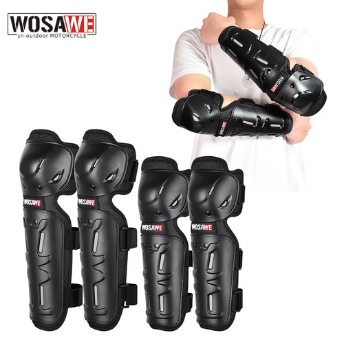 WOSAWE Motorcycle Knee Pads Motor Elbow Brace Ski Adults Sports ...