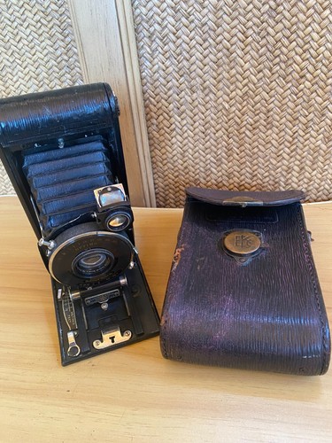 Vintage Eastman Kodak No.1 Autographic Special Folding Camera w/ Case ...