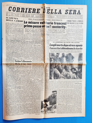 Courier La Soirée 13 Août 1957 Claudio Corti-Stefano Longhi Jungfrau | eBay