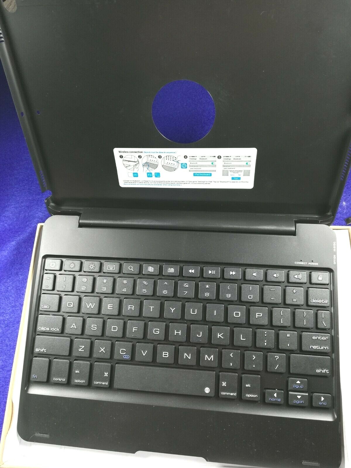 F19 Series Wireless Keyboard Flip Cover Portable Wireless Keyboard ...