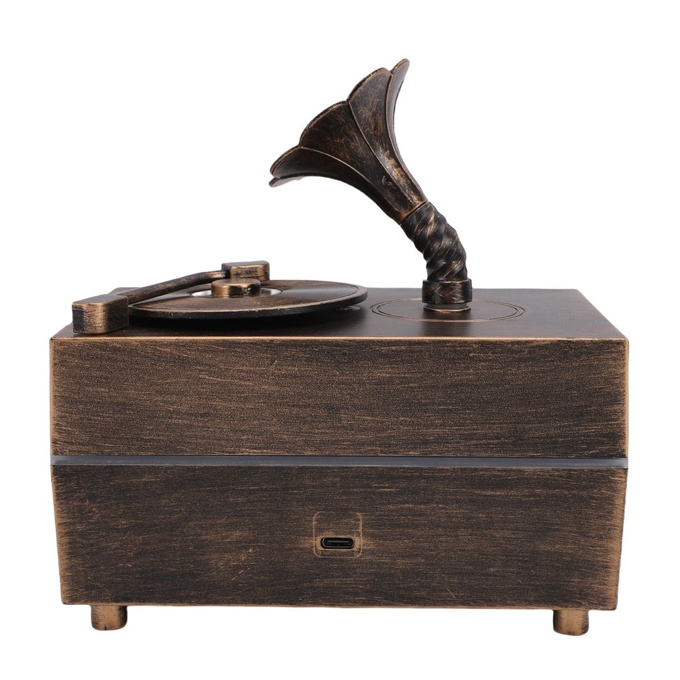 Retro Aromatherapy Humidifier Unique Gramophone Style Vintage Oil ...