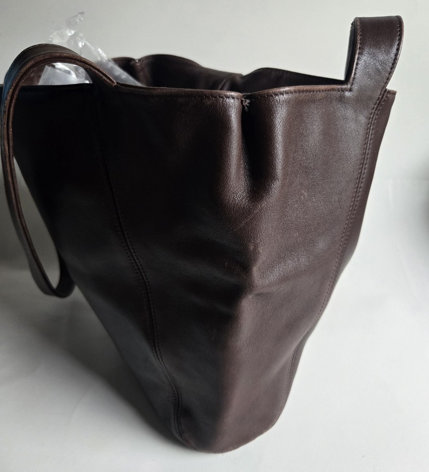 AUTHENTIC VINTAGE COACH #4181 WOMAN SHOULDER CHOCOLATE BROWN LEATHER ...