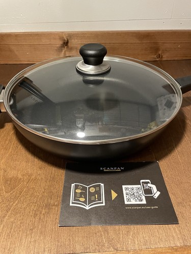 Scanpan Classic 4 1/4 qt. 12 1/2” Covered Saute Pan with Lid (32101200 ...