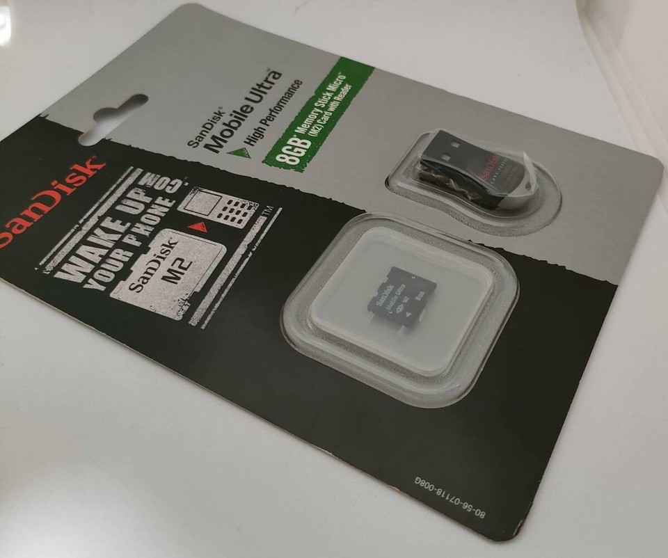 SanDisk Memory Stick Micro M2 8GB with USB Reader for PSP Go | eBay UK