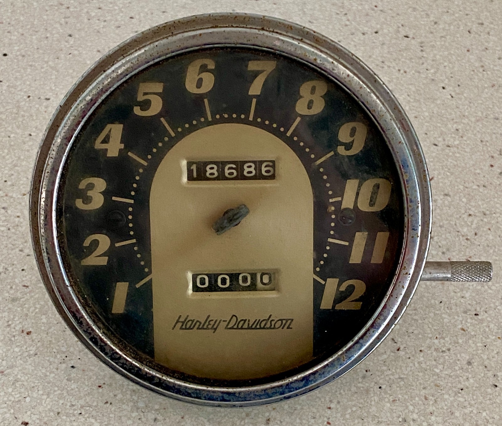 Harley Davidson Panhead OEM Duo-Glide Speedometer 1962-67 540G Parts | eBay