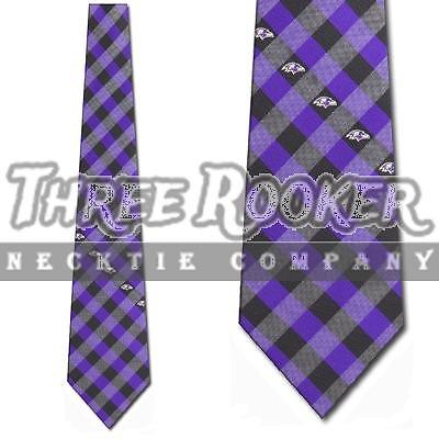 Baltimore Ravens Tie Ravens Neckties Mens Licensed Football Neck Ties ...