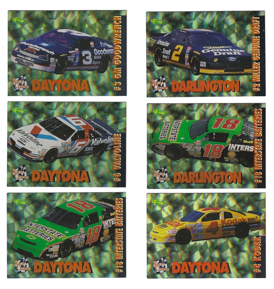 1996 Classic RACE CHASE #RC9 Morgan Shepherd's Car--Daytona--ONE CARD ...