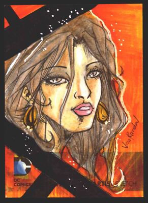 2012 DC Comics: The New 52 Cryptozoic Sketch Trading Card by Von Randal ...