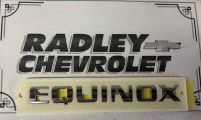NEW GM OEM 12-23 EQUINOX,SUBURBAN 1500 LIFTGATE EXTERIOR TRIM-NAMEPLATE ...