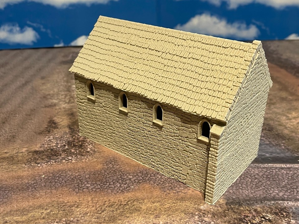 Medieval Monastry Chapel, Houses & Barns Fantasy WW2 10mm | eBay UK