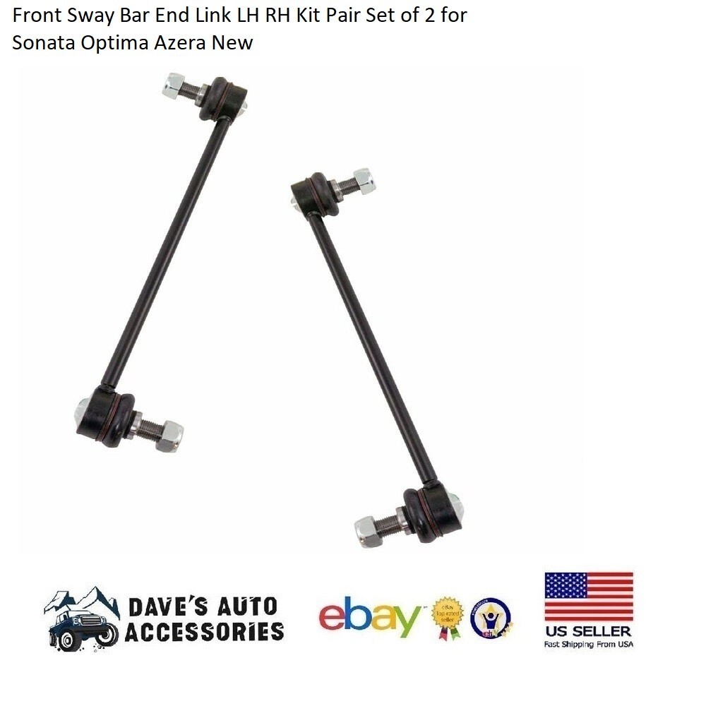 Front Stabilizer Sway End Bar Link Set Fit 12-17 Hyundai Azera Base ...