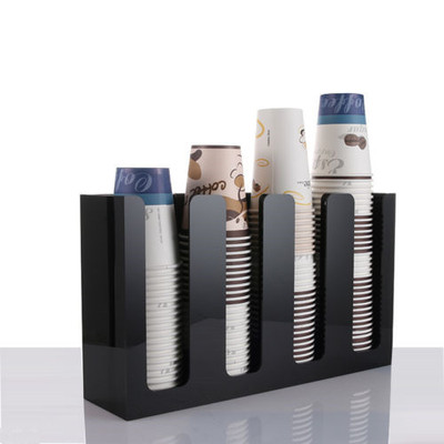 Paper Cup Lid Holder Dispenser Organizer Rack Stand Coffee Shop Party ...