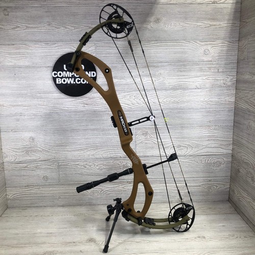 Used PSE Mach 33 DS 25.5-31" 60-70lb Right Hand Tan & Green | eBay