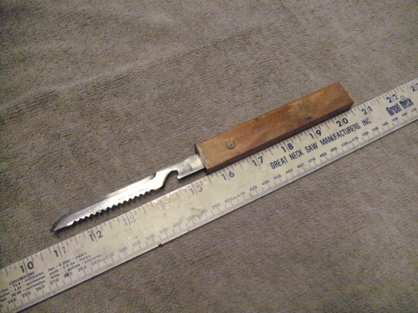 Vintage Floating Fish Knife ,Made By WARCO ,Stainless Steel Japan ...