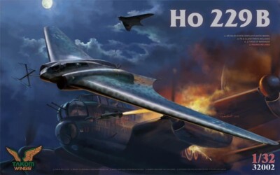 Takom Wings 1:32 Scale German Air Force Horten Ho 229B Flying Wing ...
