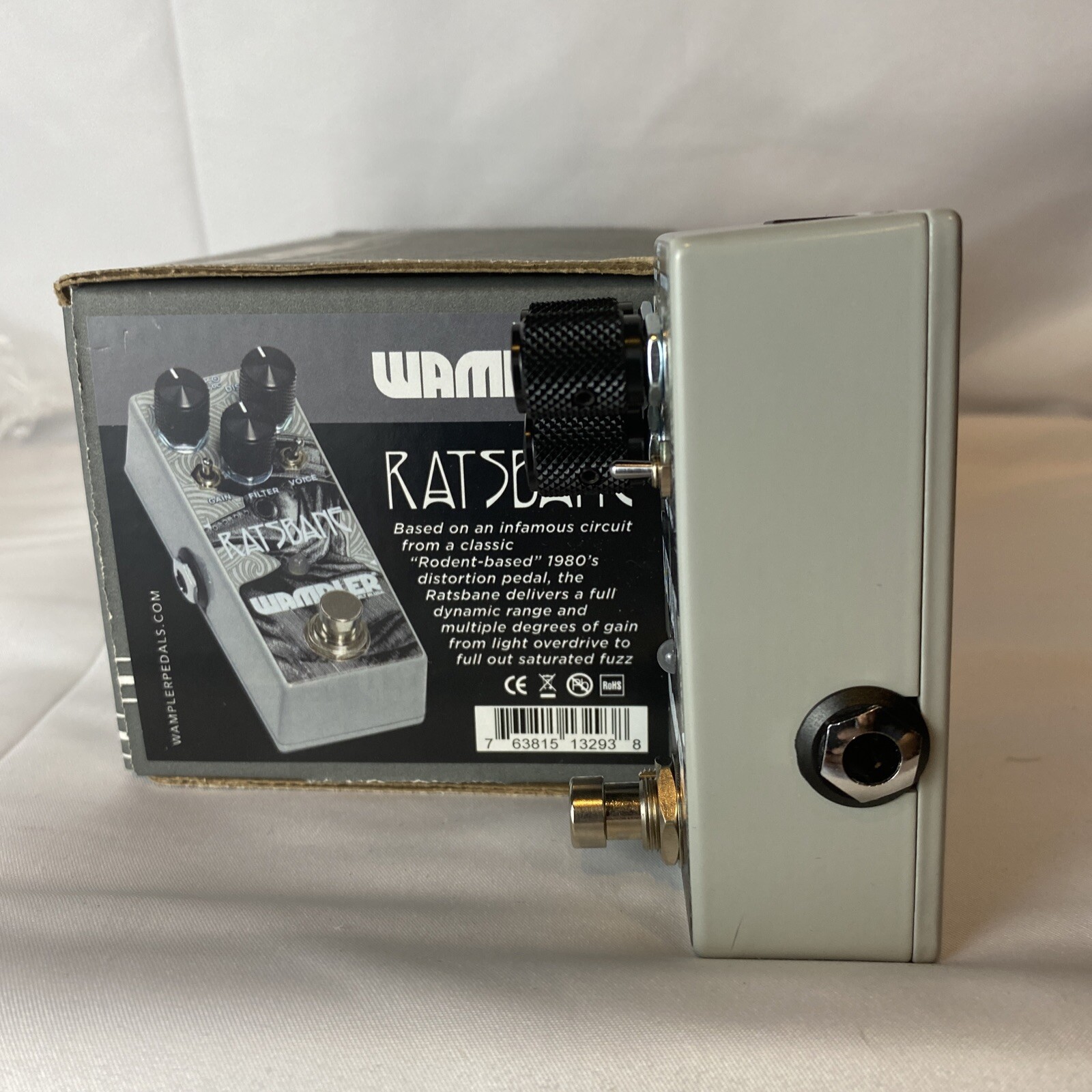 Wampler Ratsbane Pedal Distortion - Gray for sale online | eBay