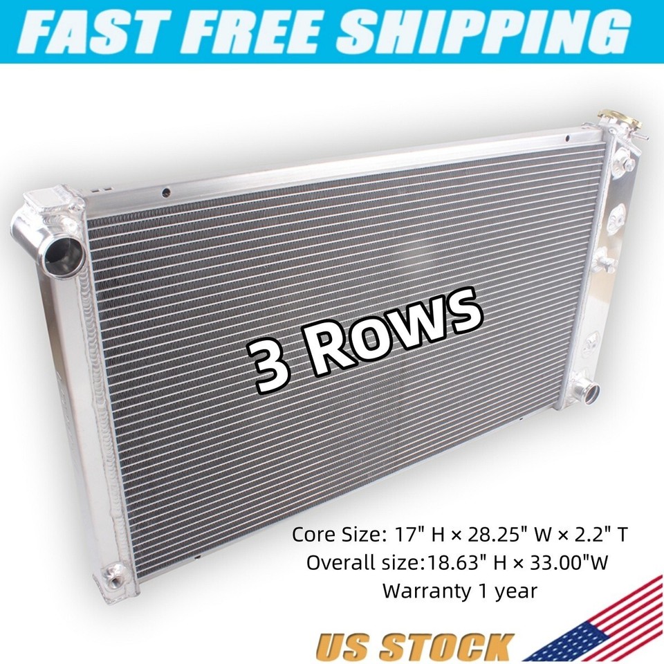 1973-1986 Chevy/GMC C/K Series C10 C20 C30 C1500 3 Row Aluminum ...