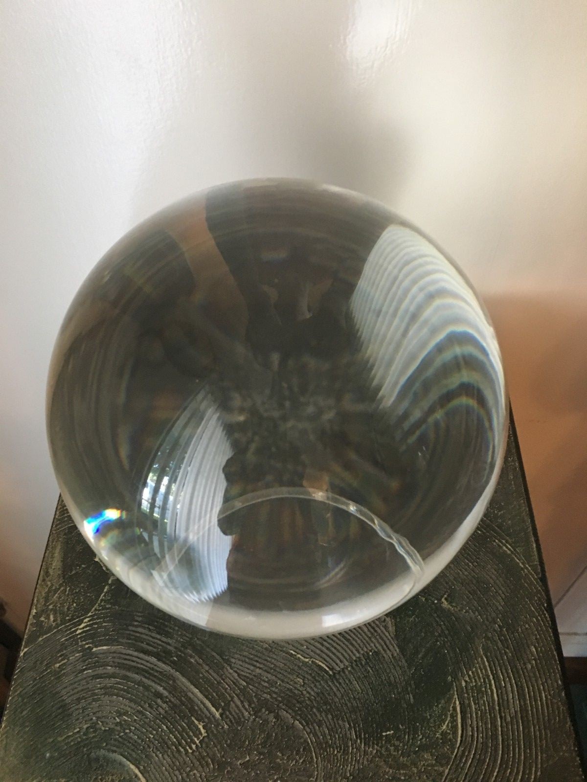 LARGE SOLID CRYSTAL BALL - 7" DIAMETER | eBay