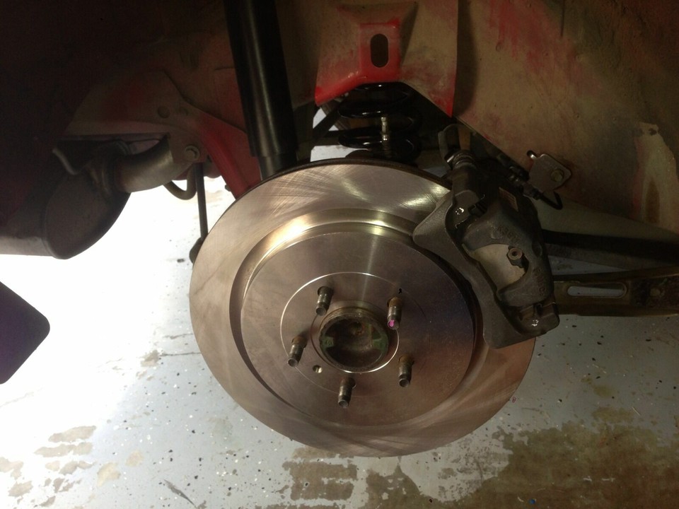 For 2005-14 Ford Mustang 2007-12 Shelby GT500 Rear Brake Rotor Adapter ...