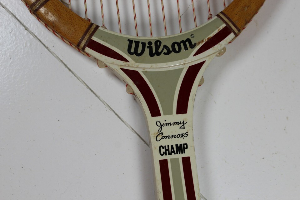 Vintage Wilson "Jimmy Connors" Champ Tennis Racket | eBay