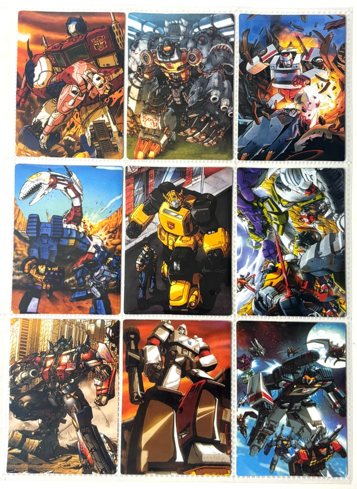 2023 TRANSFORMERS CARDS Full Set 60/60 + BINDER Peru Optimus Prime ...