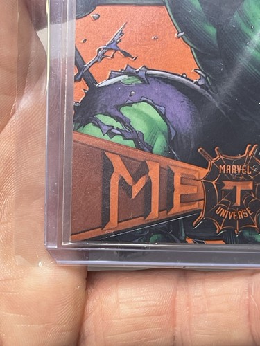 HULK 2022 Marvel Metal Universe Spider-Man HULK PMG Red 33 Purple/green ...