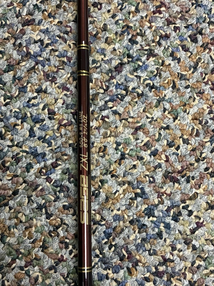 Sage 4 Piece 8 Foot Fly Rod Model ZXL 480-4 4 Wt With Protective Tube ...
