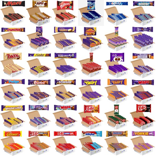 HALF BOX of Chocolate Bars - Aero Cadbury Kit Kat Mars Snickers Reese’s ...