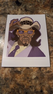 KATT WILLIAMS "A Pimp named Slickback" sticker! 3.0 x 3.9 | eBay