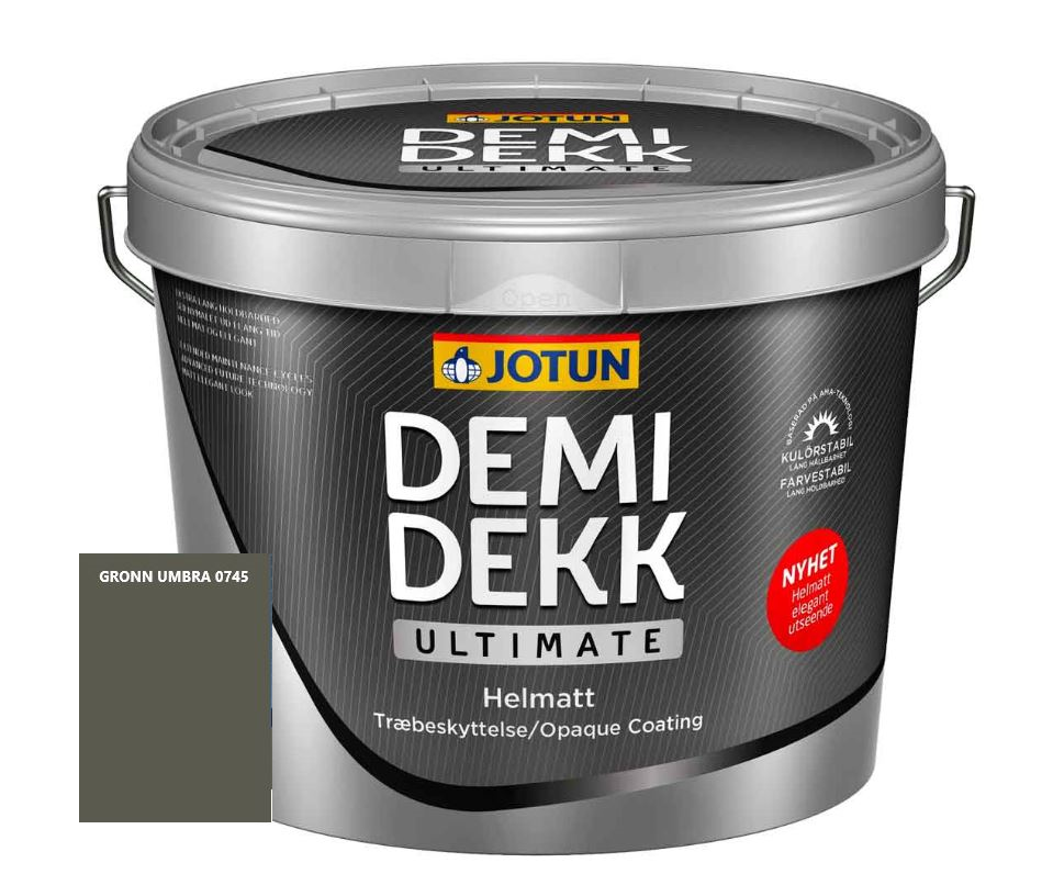 JOTUN DEMIDEKK INFINITY PURE MATT | Wetterschutzfarbe außen | Holzfarbe ...