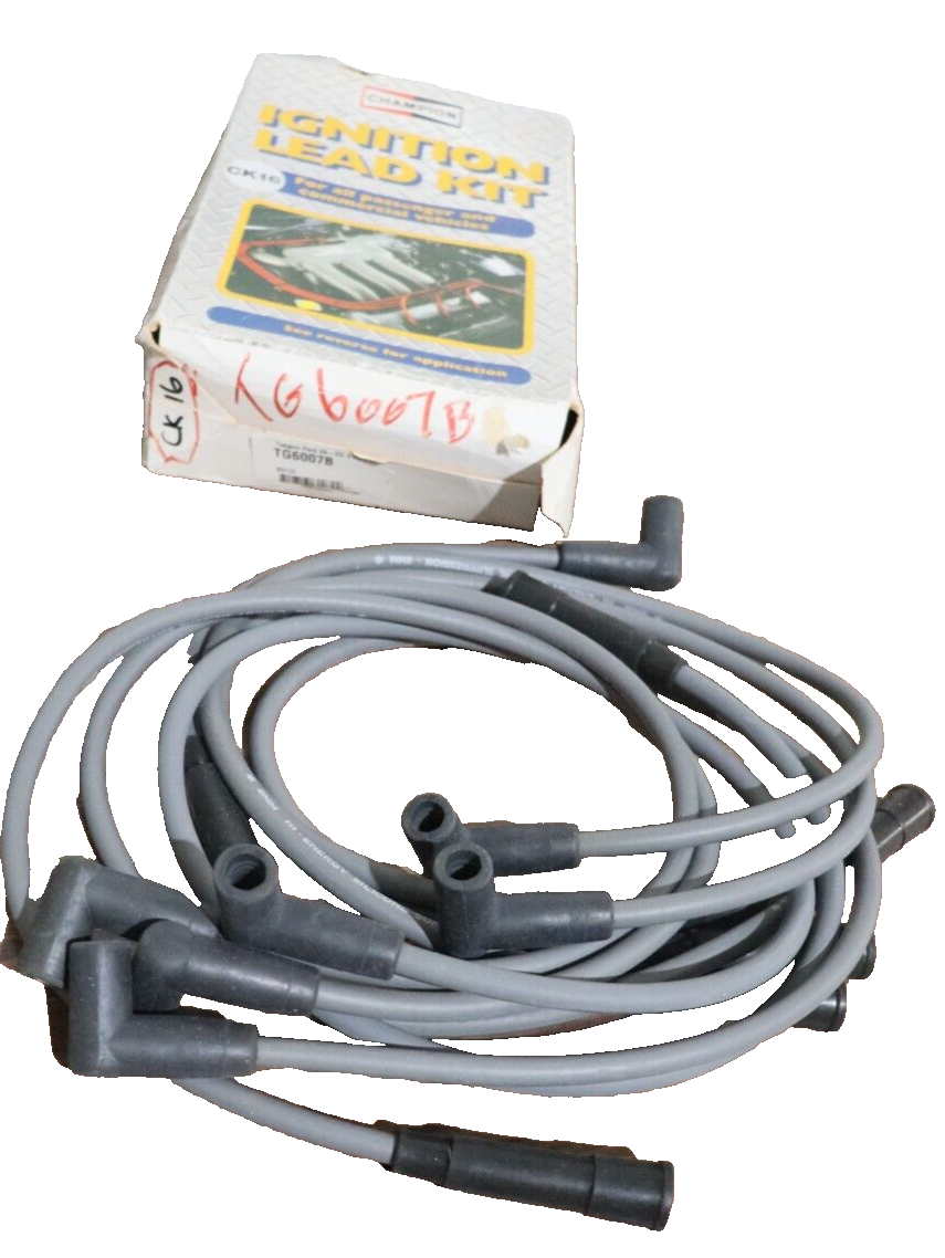 NEW CHAMPION IGNITION SPARK PLUG LEAD SET CK16 FIT TG4007B - FITS FORD ...