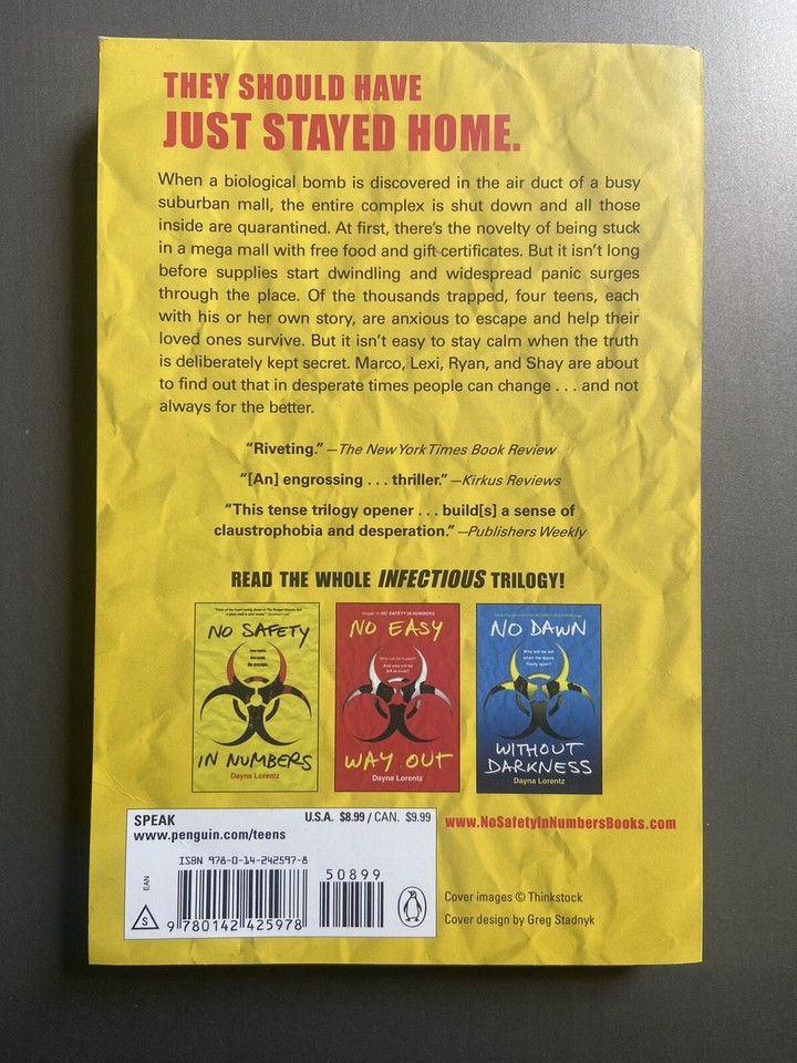 No Safety in Numbers Ser.: No Safety in Numbers by Dayna Lorentz (2013 ...