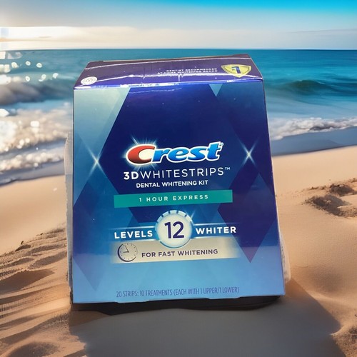 Crest 3D 1 Hour Express Whitestrip Teeth Whitening - 20 strips/10 ...