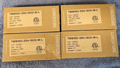 (4) LUMENTURE LED Wall Washer Track Light TWW160-35H-1600-W-L | eBay