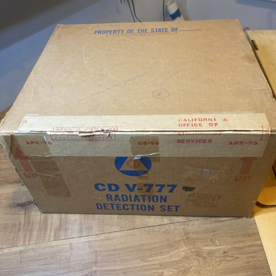 Complete & Certified Geiger Counter CD V-777-1 Radiation Detection Set ...